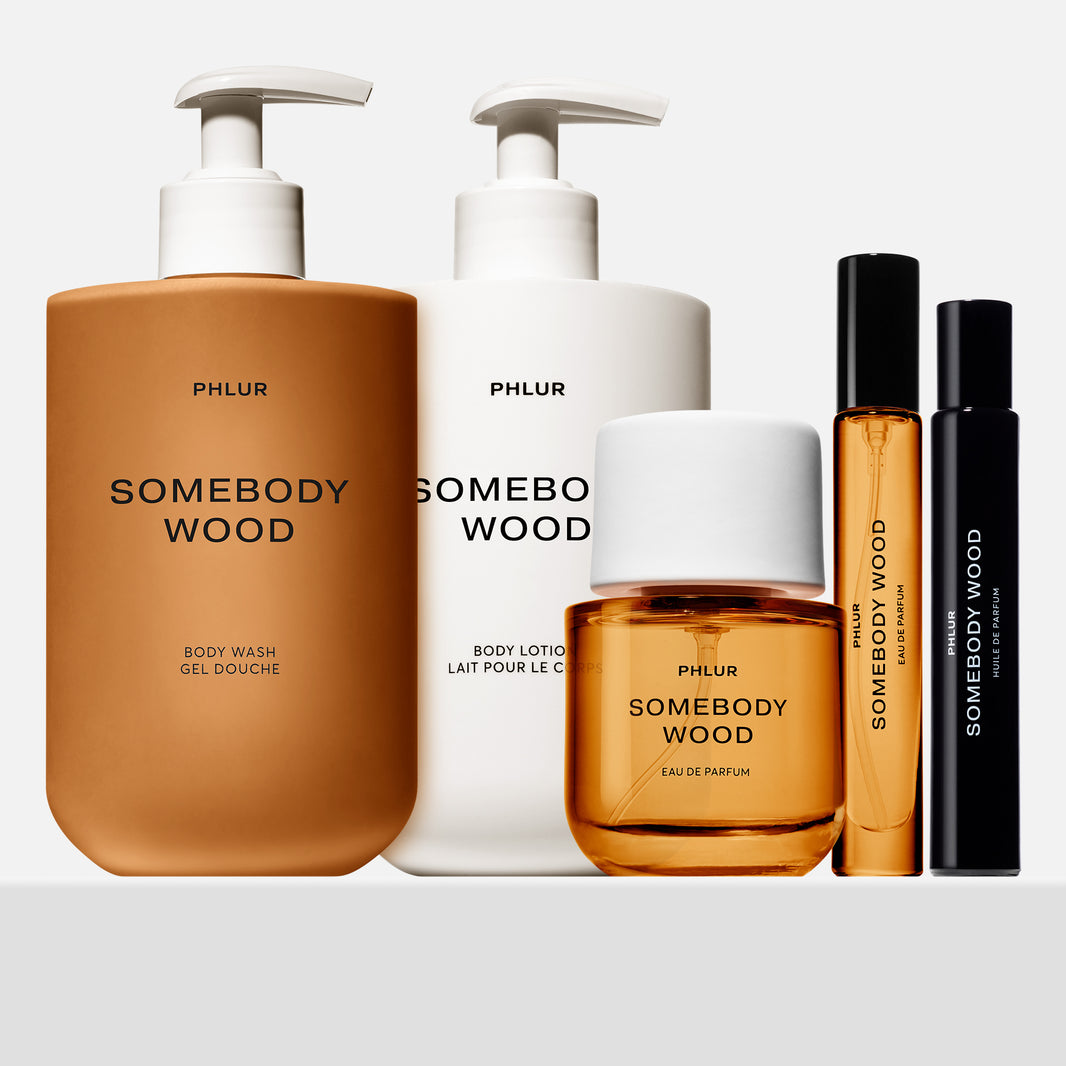 Somebody Wood Perfume & Body Care Collection – Phlur